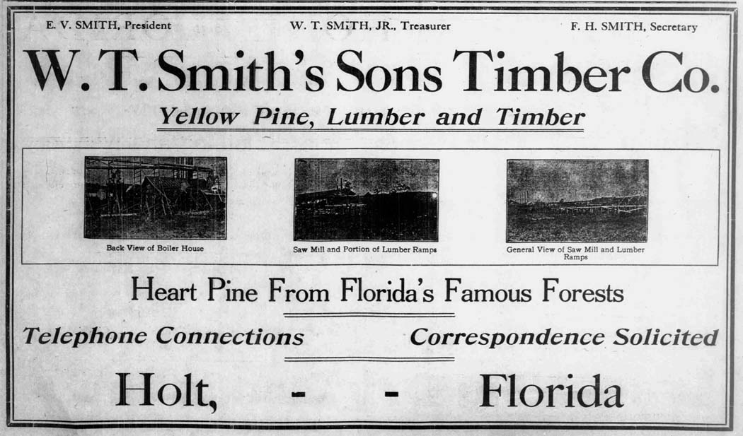 Throwback Thursday: Smith’s Sons Timber | Holt Enterprise News