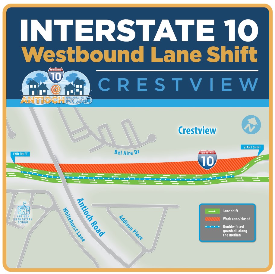 I-10 lane closure scheduled | Holt Enterprise News