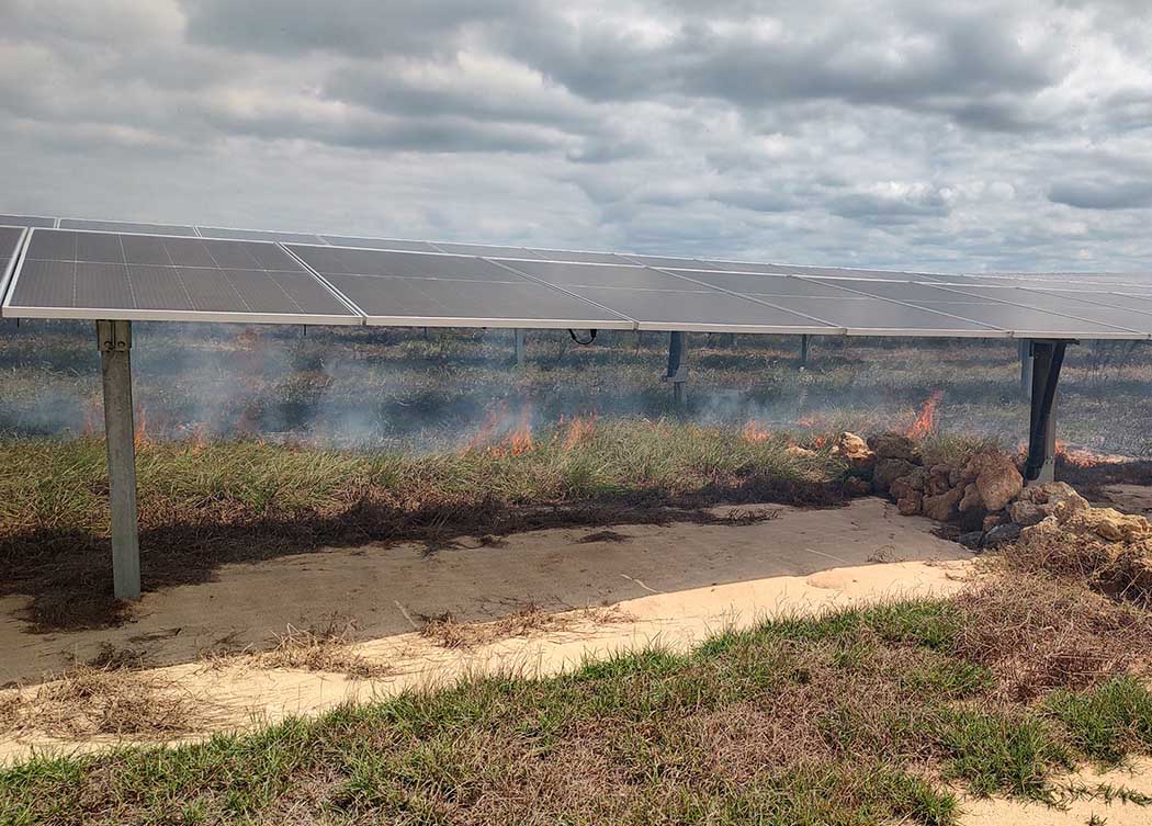 Holt Fire responds to brush fire at solar farm | Holt Enterprise News